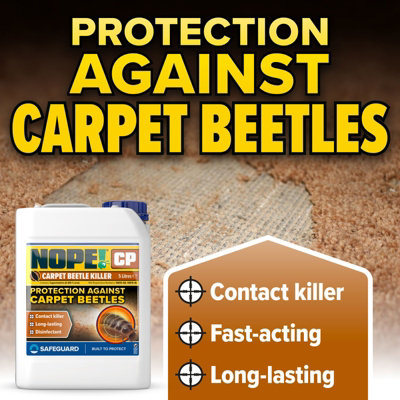 NOPE CP Carpet Beetle Killer - 5L - Fast Acting, Odourless and ...