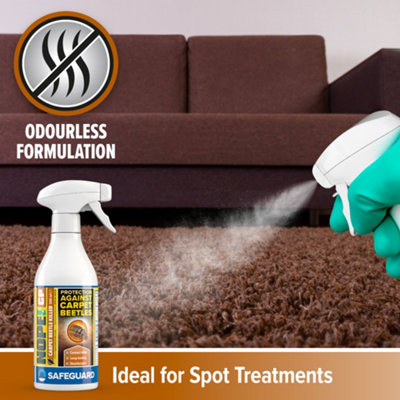 NOPE CP Carpet Beetle Spray Killer 500ml - Fast Acting, Odourless ...