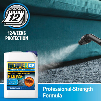 NOPE CP Flea (5 Litre) for The Home - Fast-Acting, Odourless & Non ...