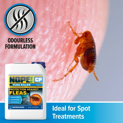 NOPE CP Flea (5 Litre) for The Home - Fast-Acting, Odourless & Non ...