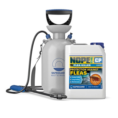 NOPE CP Flea Spray (5L & Sprayer) for The Home - Fast-Acting, Odourless ...