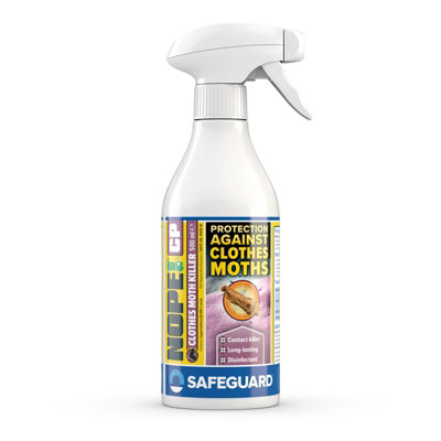 NOPE CP Moth Killer Spray (500ml) Fast acting, Odourless, Long-lasting ...