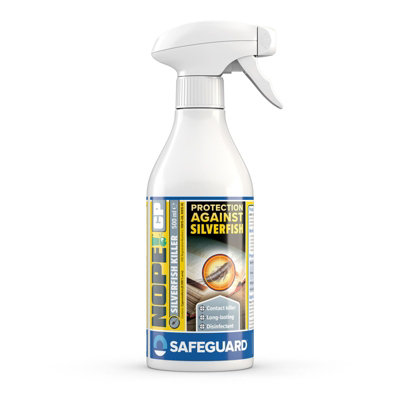 NOPE CP Silverfish Spray - 500ml - Spray Long-Lasting, Odourless, Fast ...