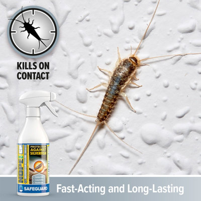 NOPE CP Silverfish Spray - 500ml - Spray Long-Lasting, Odourless, Fast ...