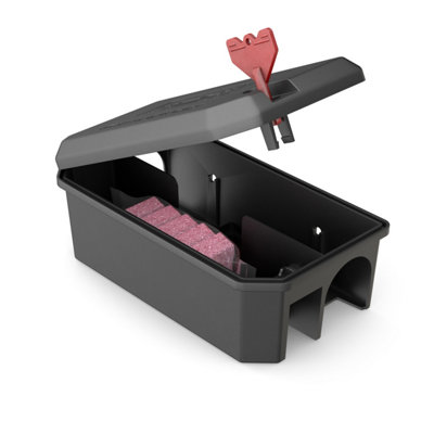 NOPE Pre-Baited Rat Bait Kit (1 Box, 5 Blocks 20g) Ready-to-Use Rodent ...