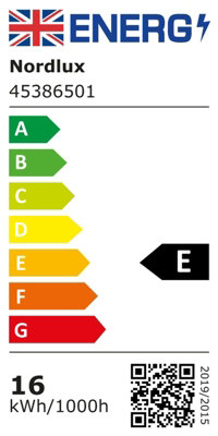 Nordlux Ask Metal Ceiling Light Adjustable Motion Sensor White,Mains LED