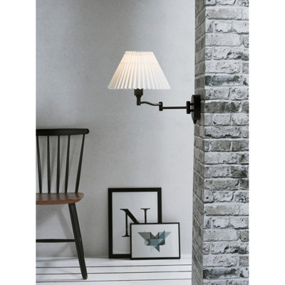 Nordlux Break Wall Lamp with Shade Black, E27