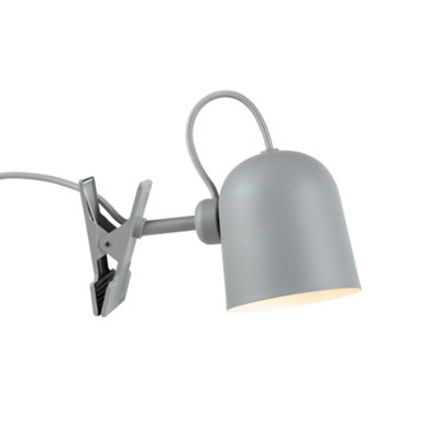 Nordlux DFTP Angle Indoor Bedroom Office Hallway Clamp Lamp In Grey ...