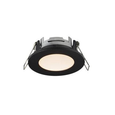 Nordlux Leonis IP65 1-Kit 2700K Downlight in Black 6 Pack | DIY at B&Q