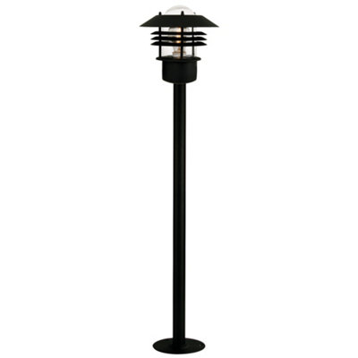 Nordlux Veje Outdoor Metal Garden Post Weatherproof Black,Mains