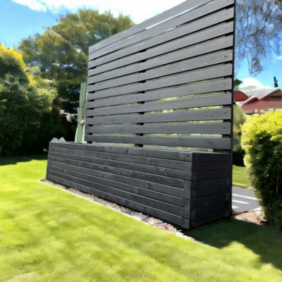 Norfolk Planter and Trellis - (Painted Wooden Planter - Choice of ...