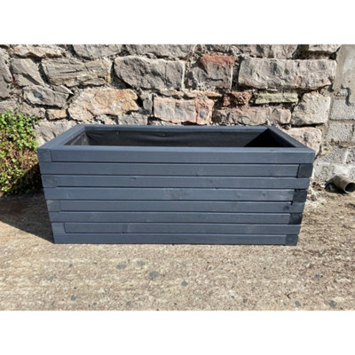 Norfolk Planter (Painted Wooden Planter - Choice of Colours Available ...