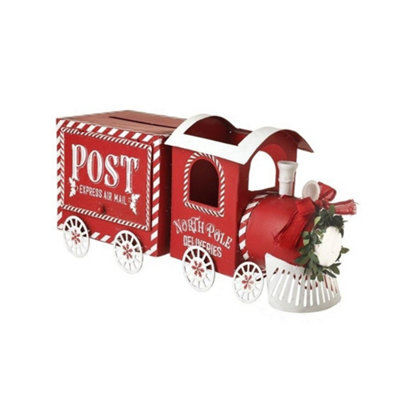 North Pole Metal Post Express Train