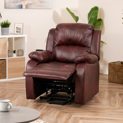 Northfield 86cm Wide Burgundy Dual Motor Electric Mobility Aid Lift ...