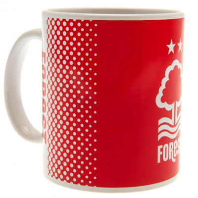 Nottingham Forest FC Fade Mug Red/White (One Size) | DIY at B&Q