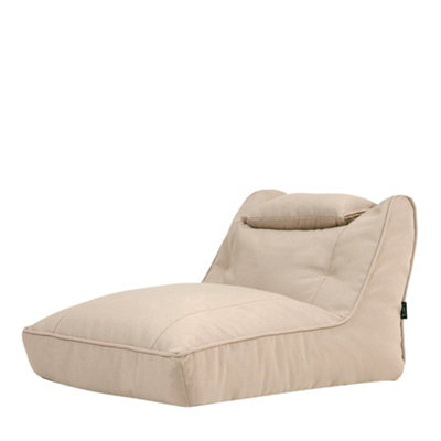 Nova Bean Bag Lounger, Stone Olefin