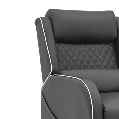 Nova Gaming Racer Recliner Ergonomic Leather Computer Chair Cinema ...