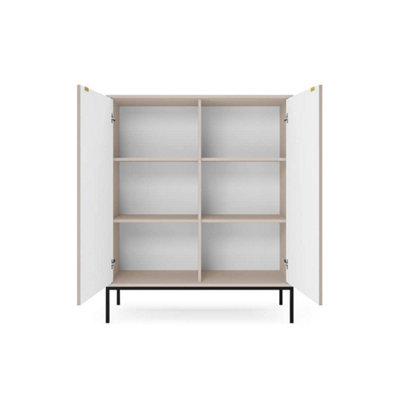 Nova Highboard Cabinet in Cashmere - Premium Laminated Board - ABS ...