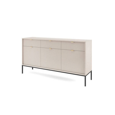 Nova Large Sideboard Cabinet in Cashmere - Premium Laminated Board with ...