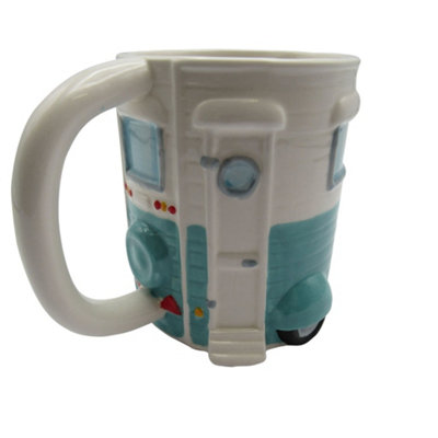 Novelty Caravan Shaped Mug (Ceramic Coffee Cup Collectable Tea Large ...