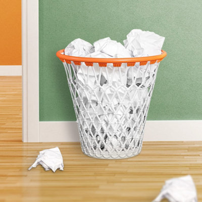 Novelty Classic Basketball Hoop shaped Plastic Recycling Waste Paper ...