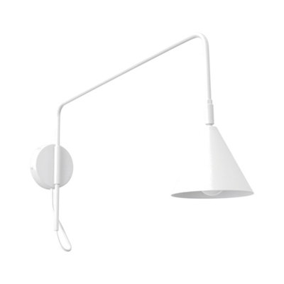 NOX steel White 1 Lights modern Wall lamps