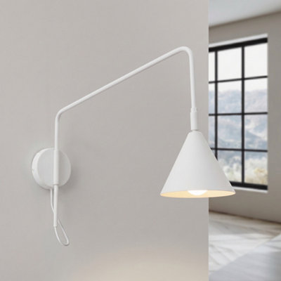 NOX steel White 1 Lights modern Wall lamps