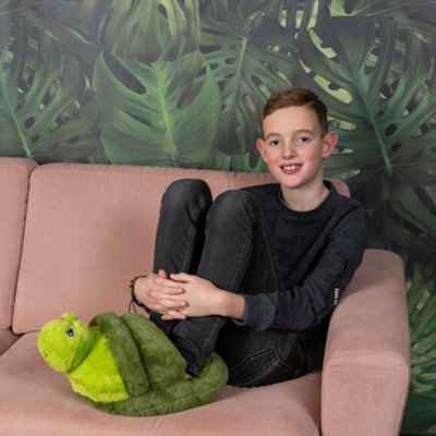 Noxxiez Giant Plush Foot Warmer Slipper - Turtle