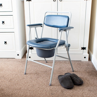 NRS Healthcare Dovedale Folding Commode