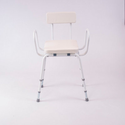 Nrs Healthcare Malvern Stool Arms & Padded Back