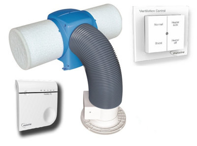 Nuaire Dri-Eco-Heat-HC Package Dri-eco-heat, 4 way switch & Humidity ...