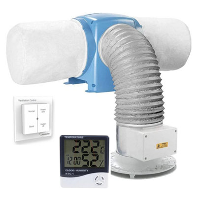 Nuaire Drimaster Eco Heat HC PIV System With Remote Control