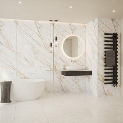 Nuance by Bushboard Bathroom & Wet Room Decorative Panel Board - Norris ...