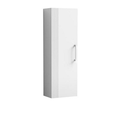 Nuie 400 Tall Unit,Nuie Deco 1 Door Wall Hung Tall Storage Unit 400mm Wide