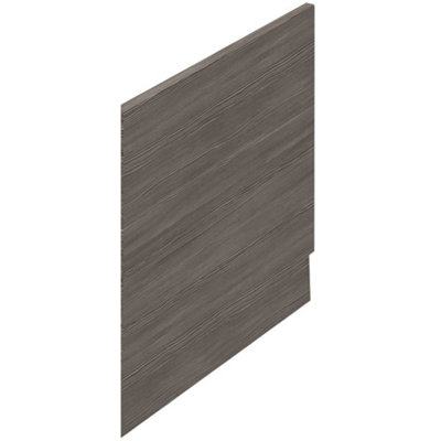 Nuie Athena Anthracite Woodgrain 750mm Bath End Panel, MFC Textured ...