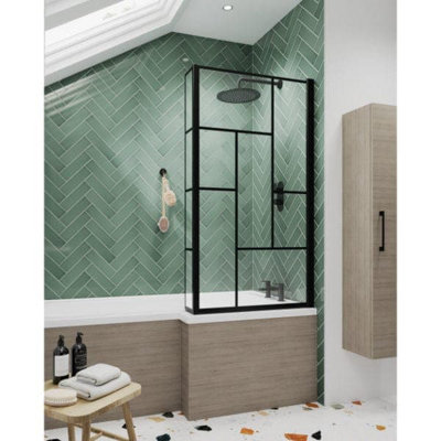 Nuie Square Block Framed Screen Fixed Return