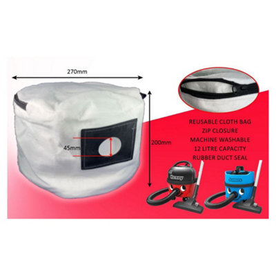 Numatic Henry-Hetty-James Reusable Washable Vacuum Cleaner Cloth Dust ...