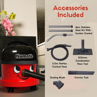 Numatic Henry Vacuum Cleaner NRV240 Corded Cylinder Hoover 9L