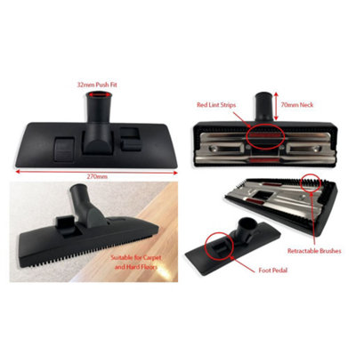 Numatic Vacuum Cleaner Tool Kit Complete (2.5m Hose, 32mm) by Ufixt