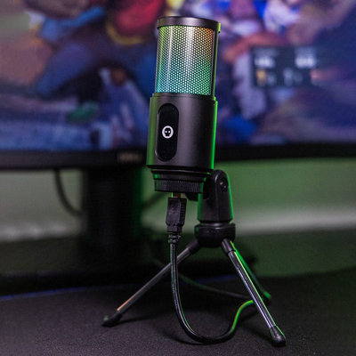 Numskull USB Colour Changing Gaming Microphone | DIY at B&Q