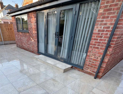 Nustone Quartzite Outdoor Porcelain Paving Tiles 600 by 600 20mm 23.50 ...
