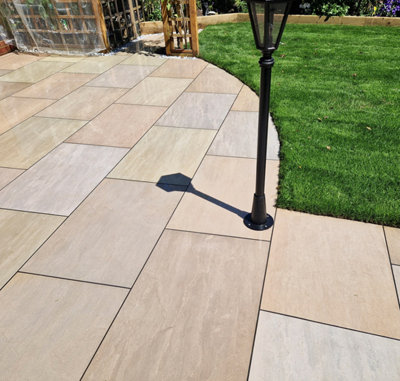 Nustone Raj Green Porcelain Paving Tiles 600 by 900 20mm 22 Metre ...