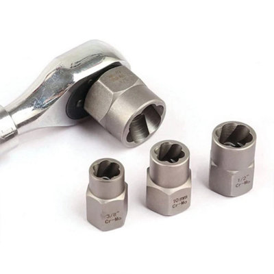 Nut Removal Tool Set Stud Bolt Impact Twist Socket Extractor