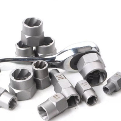 Nut Removal Tool Set Stud Bolt Impact Twist Socket Extractor