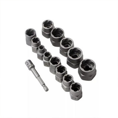 Nut Removal Tool Set Stud Bolt Impact Twist Socket Extractor
