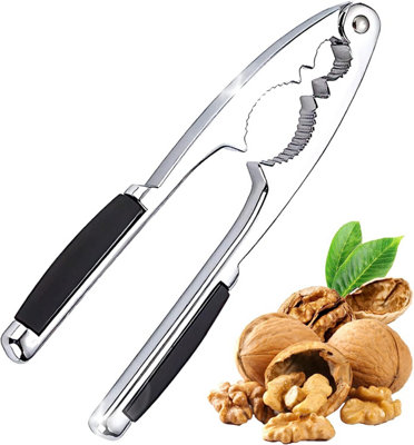 Nutcracker - Heavy Duty Stainless Steel with Non-Slip Handle - Easy to ...