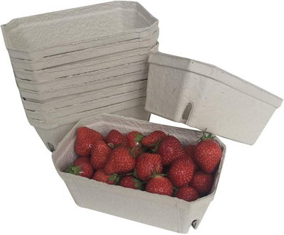 Nutley's 500g Biodegradable Fruit Punnets - Pack of 150