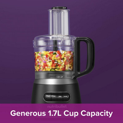 Nutribullet 1.65L Food Processor Black