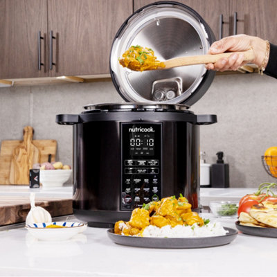 Nutricook 8L Smart Pot 2 Black 9 In 1 Electric Pressure Cooker