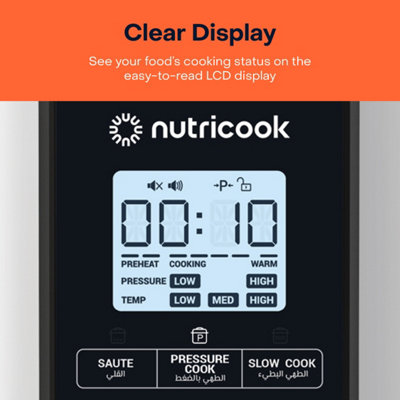 Nutricook Smart Pot 2 Prime 1200 Watts 8 Appliances in 1 Stainless Steel